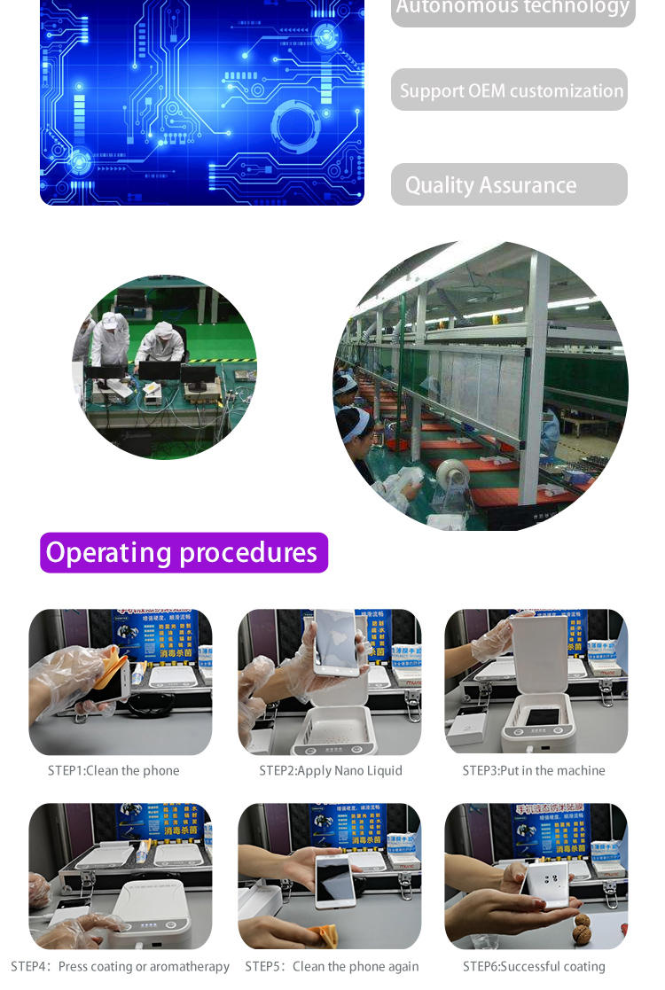 Manufacturers wholesale mobile phone waterproof coating machine + nano ...