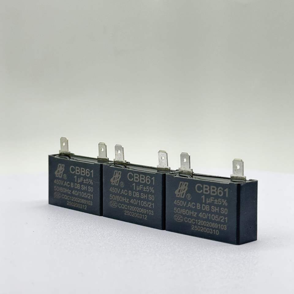 Hongye CBB61 AC Motor Polypropylene Film Capacitor 1.5uf Low Loss Audio ...