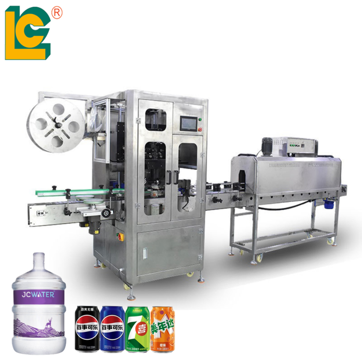 Shrink Sleeve Wrap Labeling Machine Automatic Drinking Water Mineral ...