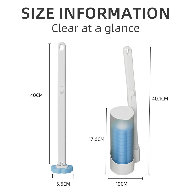 Wall-Mounted Holder No-Dead-Angle Sponge Cleaning Hygienic Replaceable ...