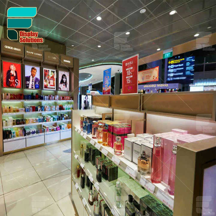 Magnetic Levitation Perfume Display Shelf Wall Perfume Glass Display ...