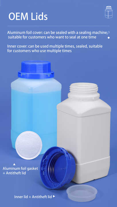 1 Liter HDPE Plastic Bottle - Durable & Versatile Packaging