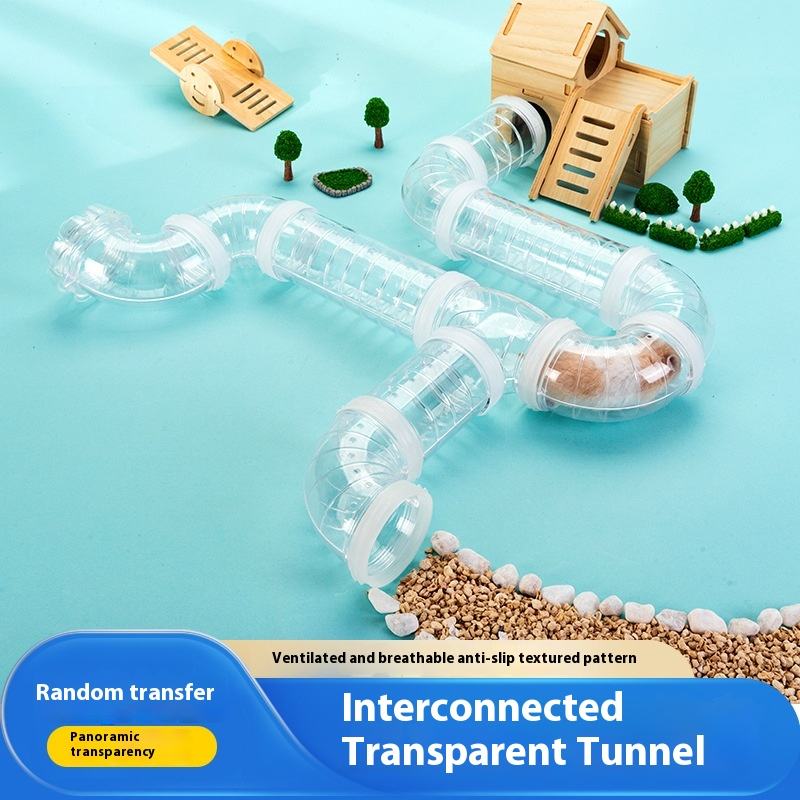 Eco-Friendly Durable Hamster Cage Pipe Fittings Golden Bear External ...