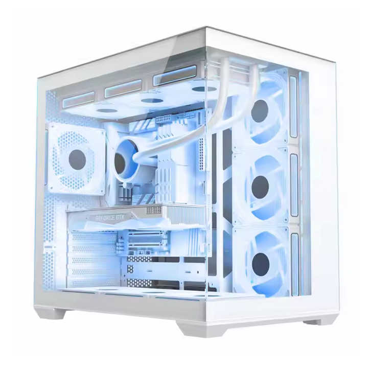 New Design White ATX/M-ATX/ITX PC Case Mid Tower Desktop Cabinet Casing ...