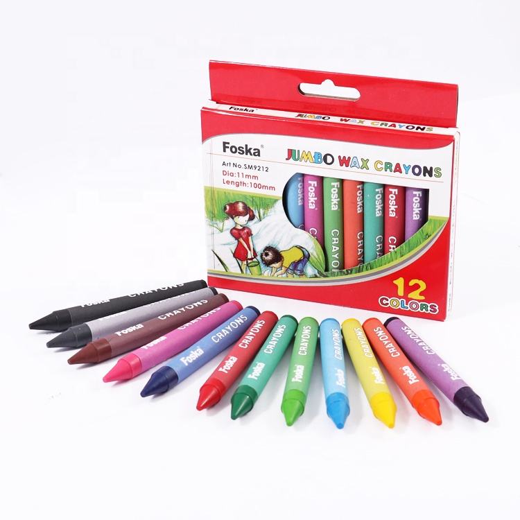 Foska Custom Jumbo Standard Crayons Drawing Durable Non Toxic Children ...
