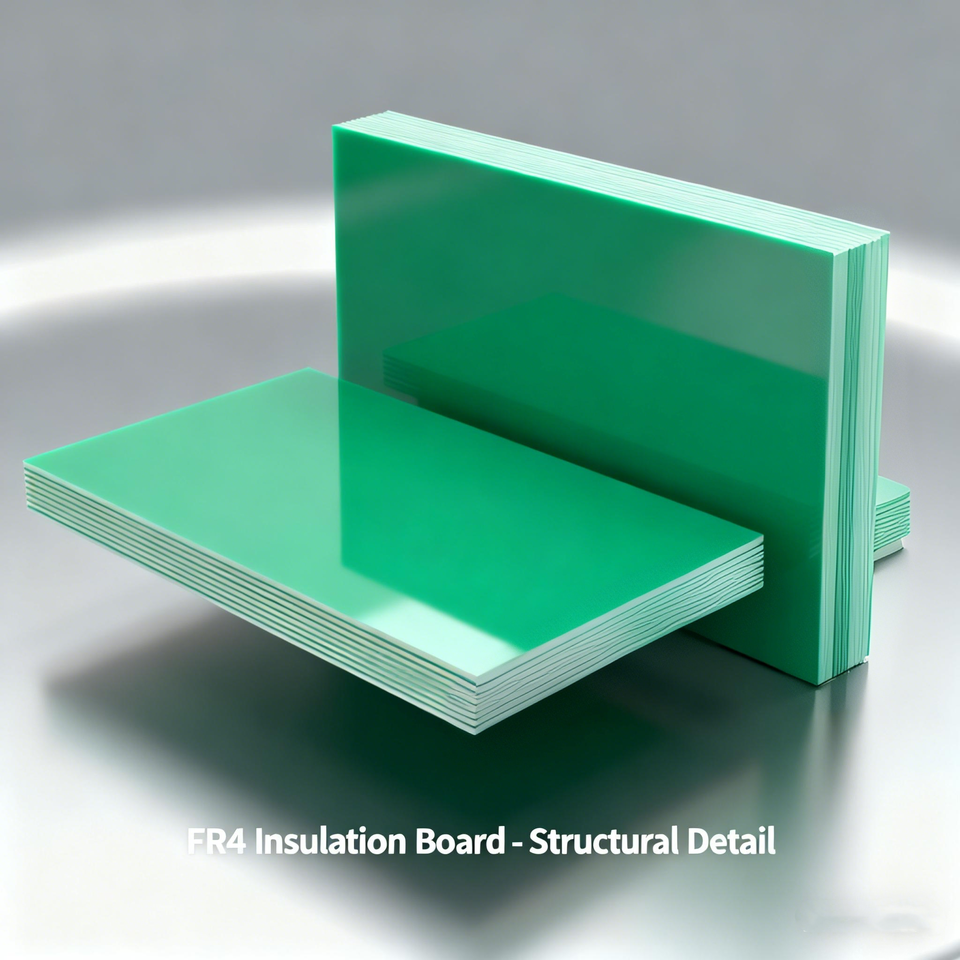 FR4 Copper Clad Laminate Sheets High Temp Voltage Insulation Green FR4 ...