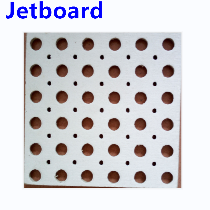 Acoustic Perforated Fiber Cement Board Ceiling Tile Calcium Silicate ...