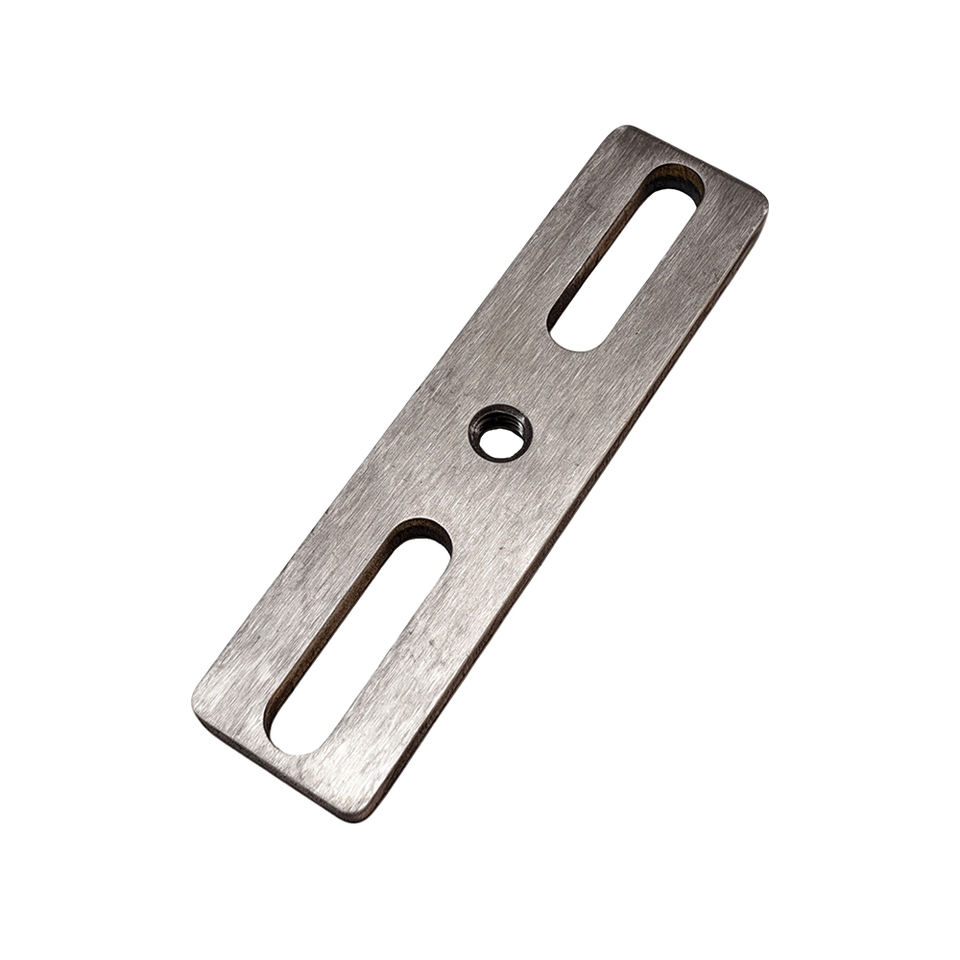 Custom Metal Mounting Plate With Slots and Threaded Hole Stamping ...
