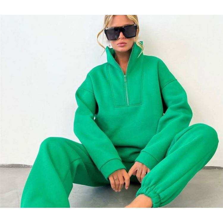 Custom Logo Pants Women Sweat Suits Set Hoodie Oversized Set Sweatshirt ...