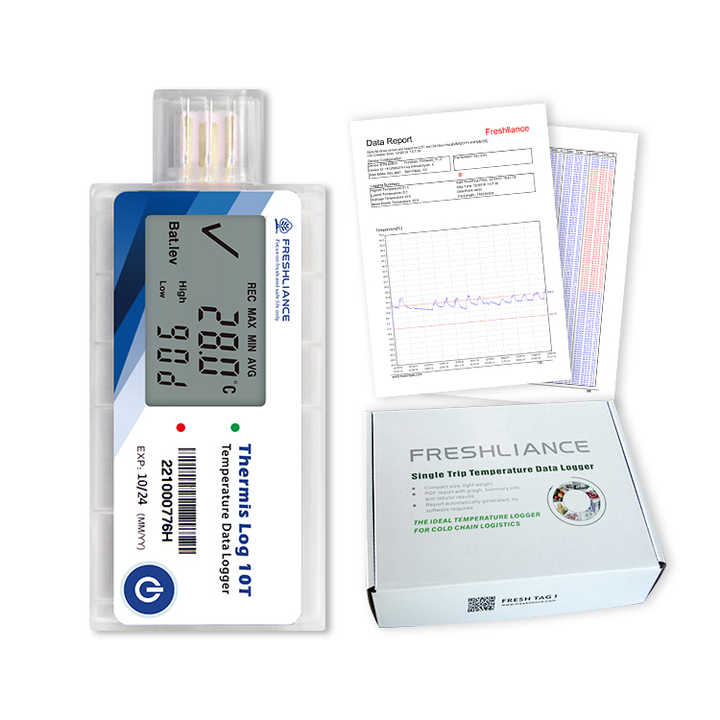 Freshliance Temperature Data Logger - High Accuracy & LCD