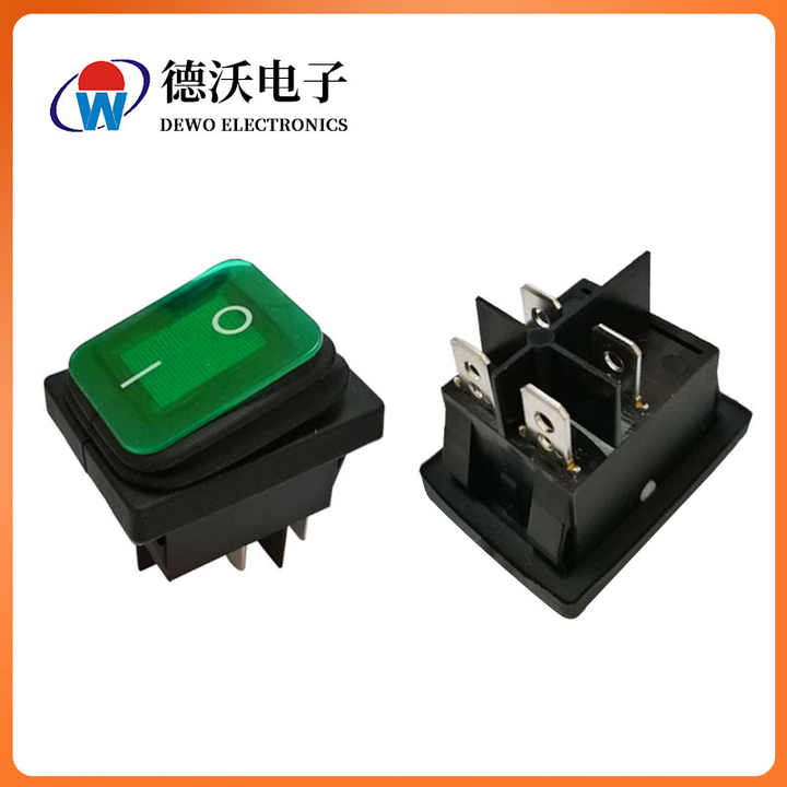 IP67 Waterproof Micro Switch - 3 Position Illuminated Style