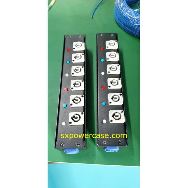 6 Way Powercon Electric Splitter Single Phase Portable Rack Mount Power ...