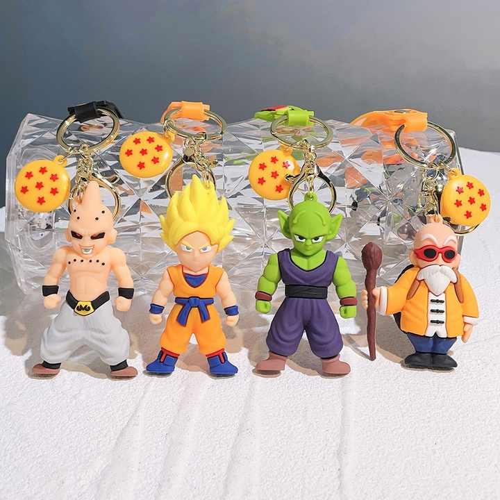Anime Goku Cute Keychains - Promotional 3D PVC Accessories