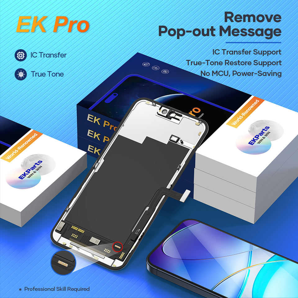 Factory Direct EK Pro Incell LCD Display for iPhone 11, 12, 13, 14, 15 ...
