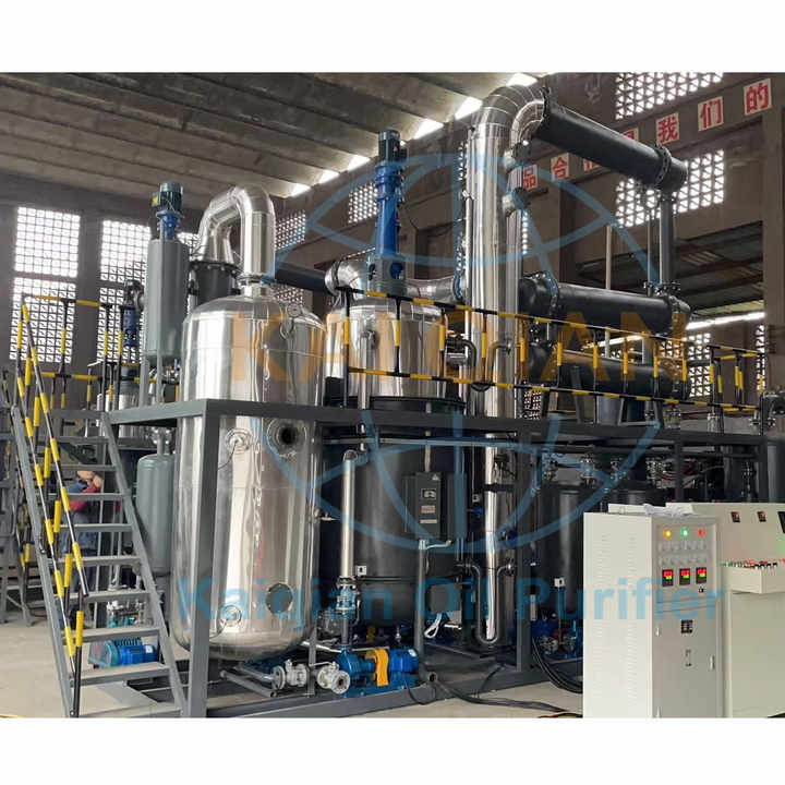 Waste Oil Recycling System Diesel Fuel Making Machine with Safety ...