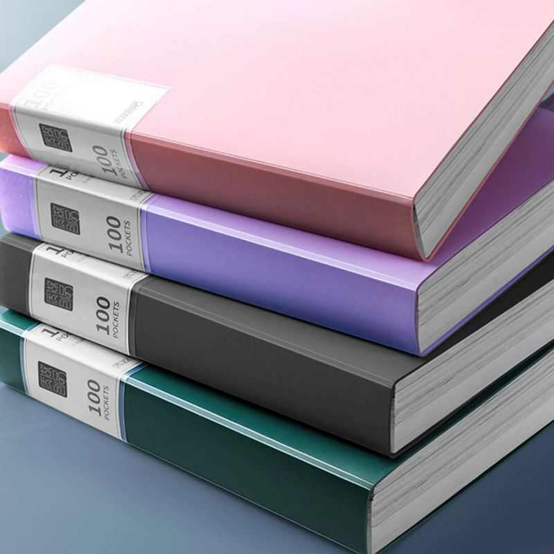 HK Folder Transparent Insert Information Book for Students Multi-layer ...
