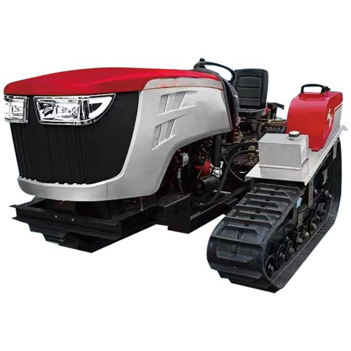 Agricultural Tracked Tiller with Tracks Spot Supply Tracked Rotavator ...