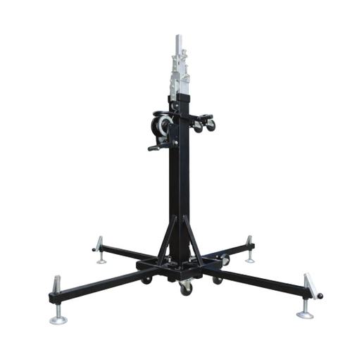 Lifting tower hanging line array speakers and lights with aluminum ...