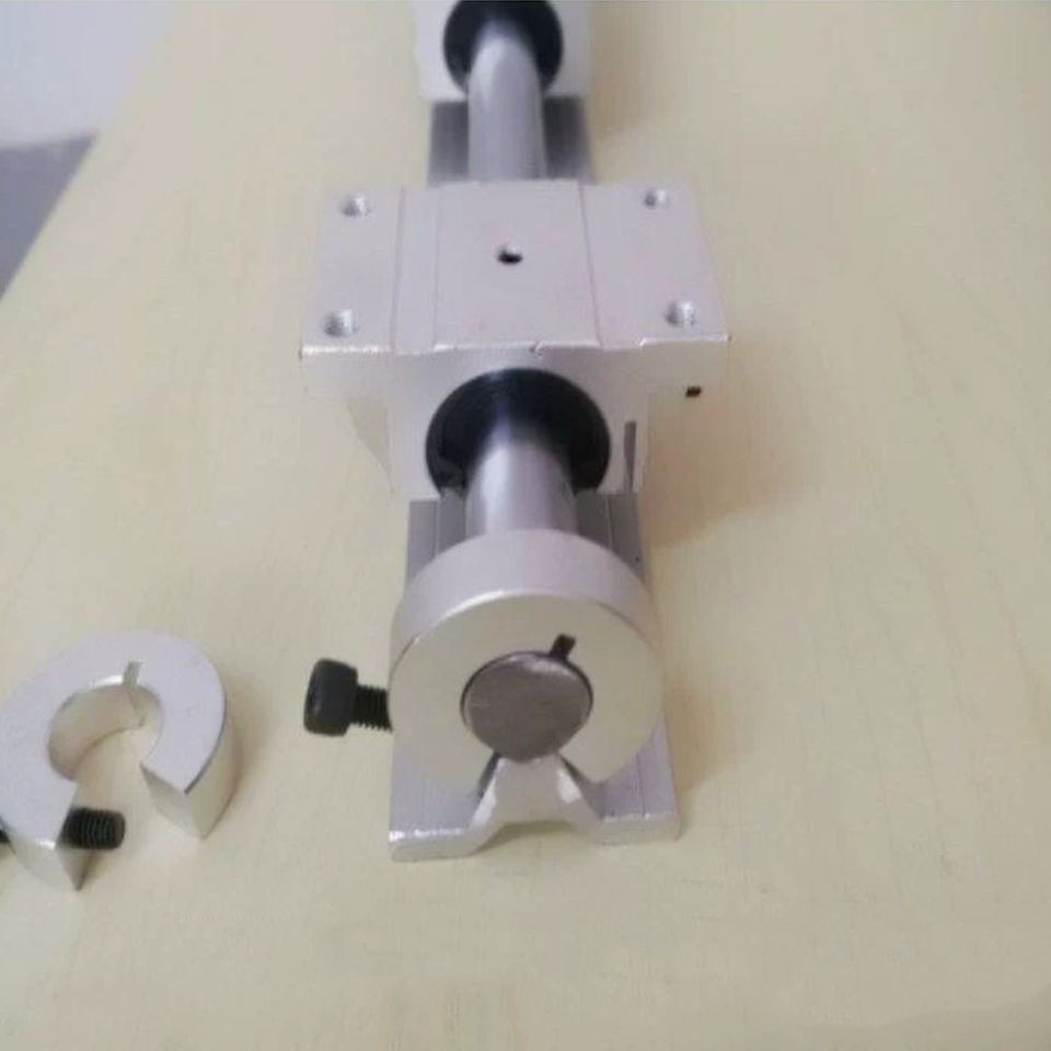 Aluminum Open Type Optical Axis Fixing Ring Linear Shaft Clamping ...