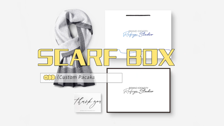 Luxury Shawl Scarves - Custom Cardboard Packaging Boxes