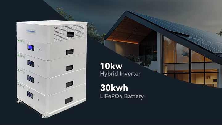 SPS001 51.2V 30kWh LiFePO4 Lithium Batteries Solar Home Energy Storage ...