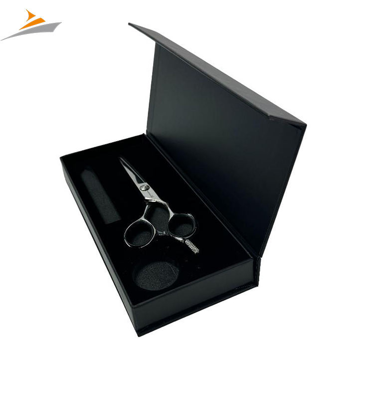 Custom Logo Paper Cardboard Empty Barber Hair Scissors Box