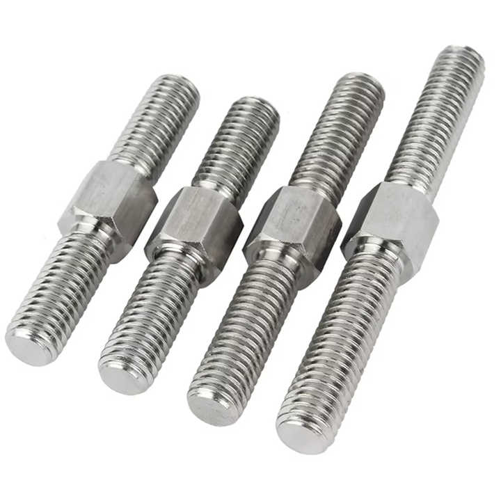 M3 M4 M5 M6 M8 M10-M16 304 Stainless Steel Left Right Thread Double End Thread Rod Positive ...