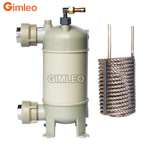 Patented Titanium Tube PPR Shell Condenser Heat Exchanger High ...