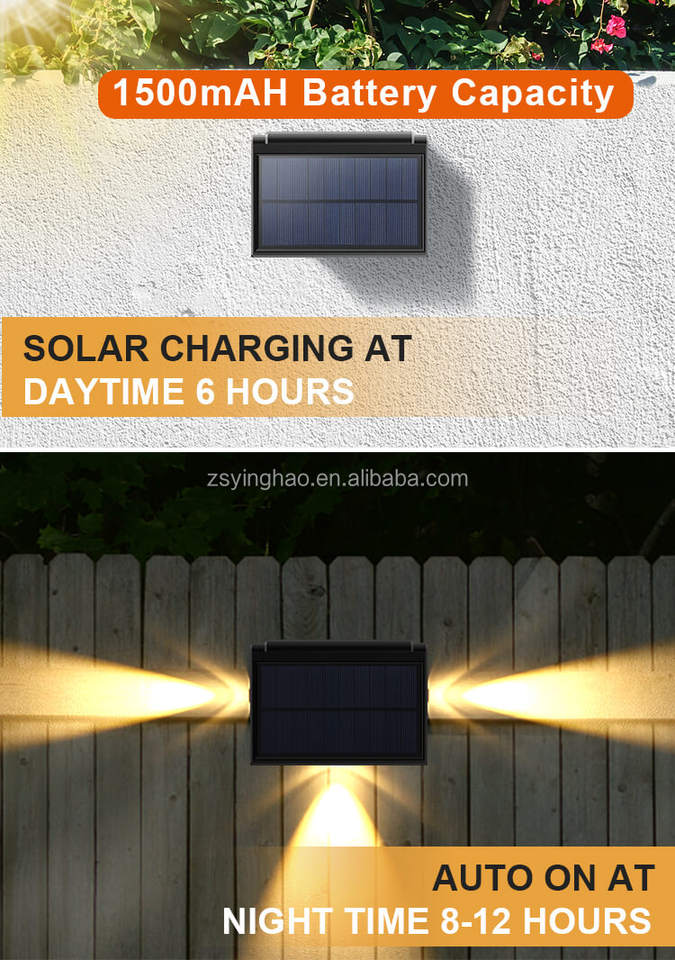 Waterproof Solar Wall Lights - Efficient Outdoor Lighting