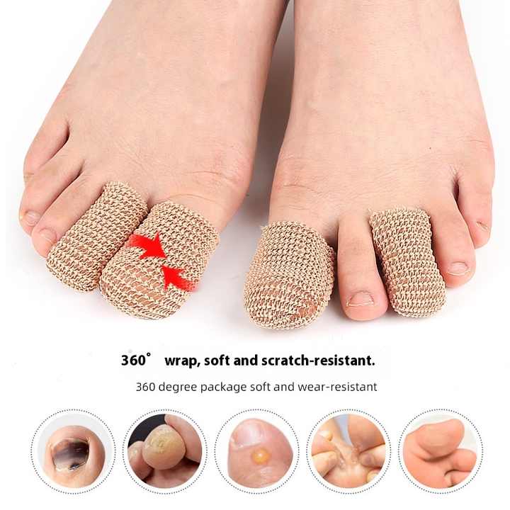 Toe Tubes Corn Pads for Toes Sleeves Soft Gel Protectors for Cushions ...