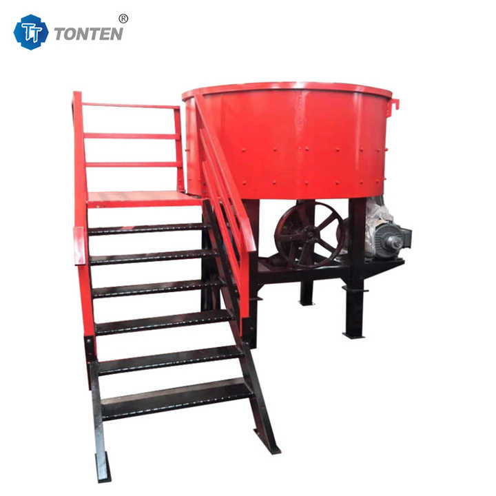 Large Volume Flat Mixer Cement River Sand Powder Pan Mixing Machine ...