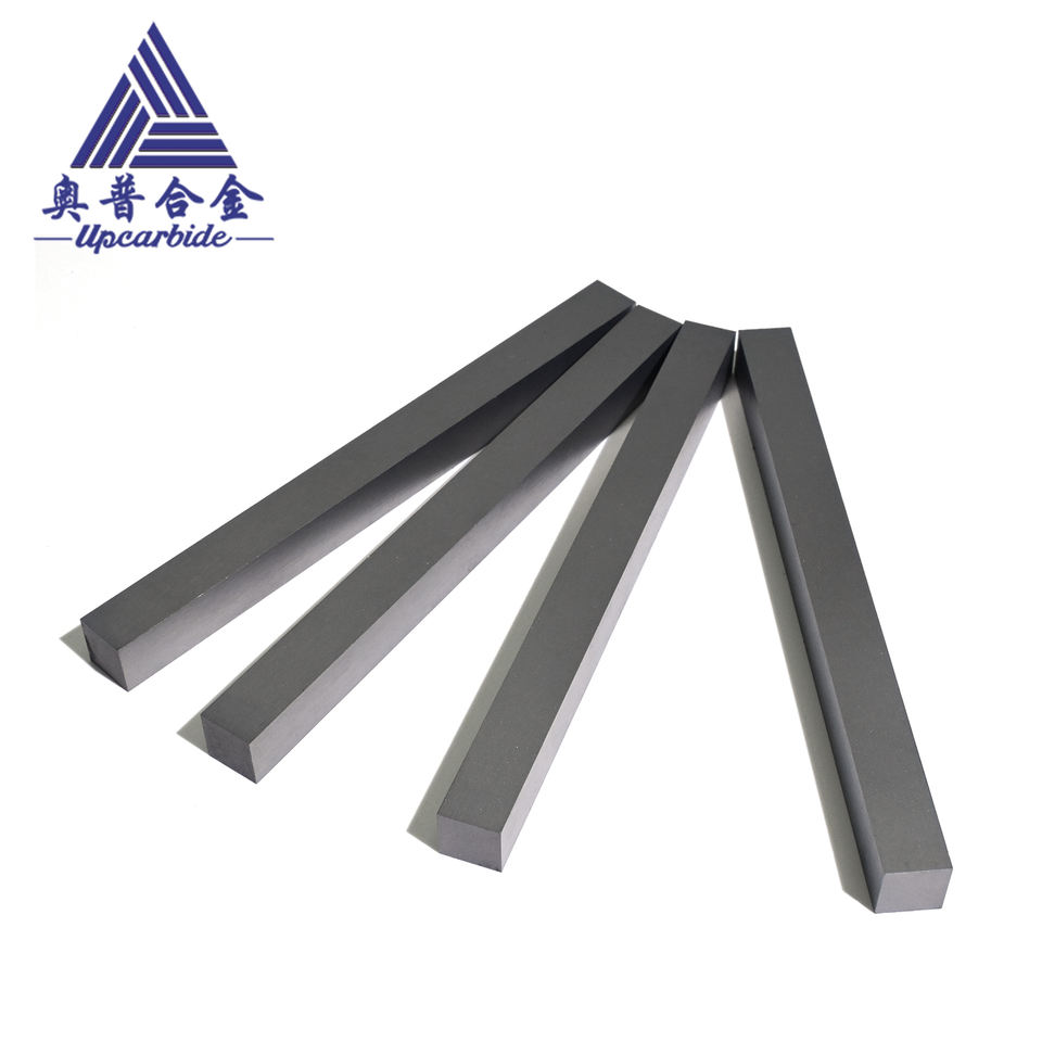 91~92HRA Polished Tungsten Carbide Strip Carbide Flat Bars Customizable ...