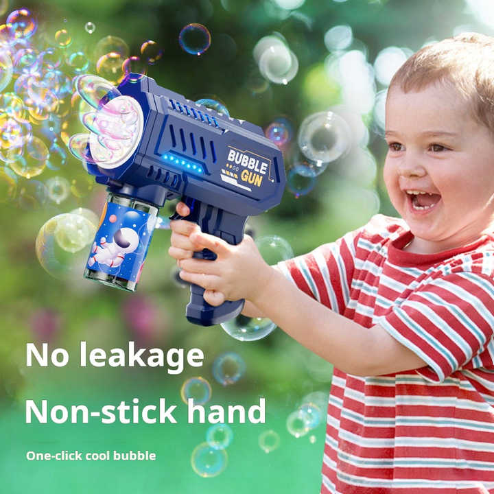 Syh68 Automatic Plastic Toy Bubble Gun for Boys Toddlers 1-8 Outdoor ...