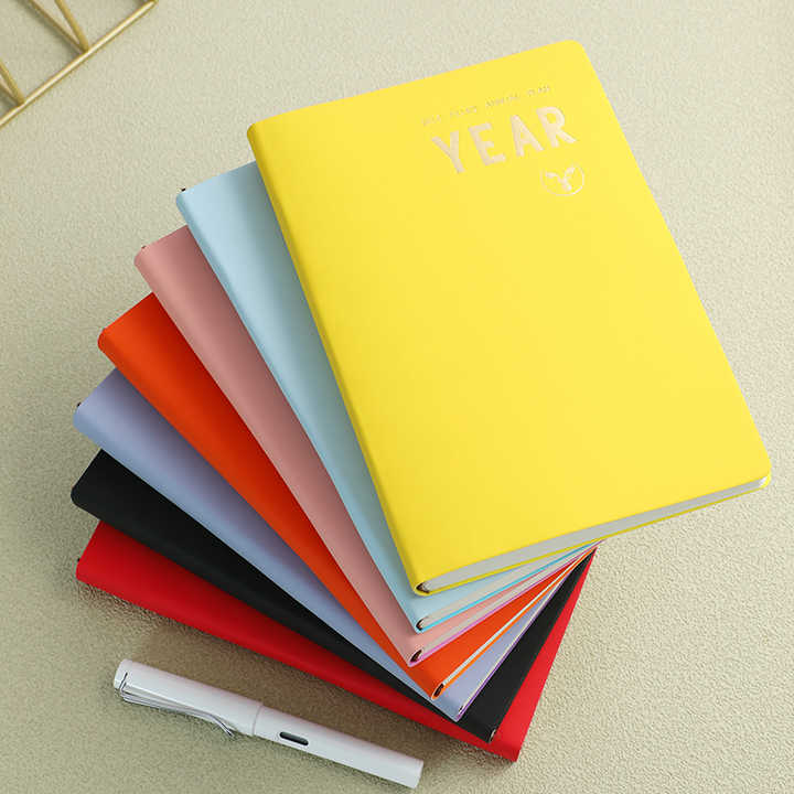 Large A5 Notebook with Leather Cover Super Thick and Magnetic Style ...