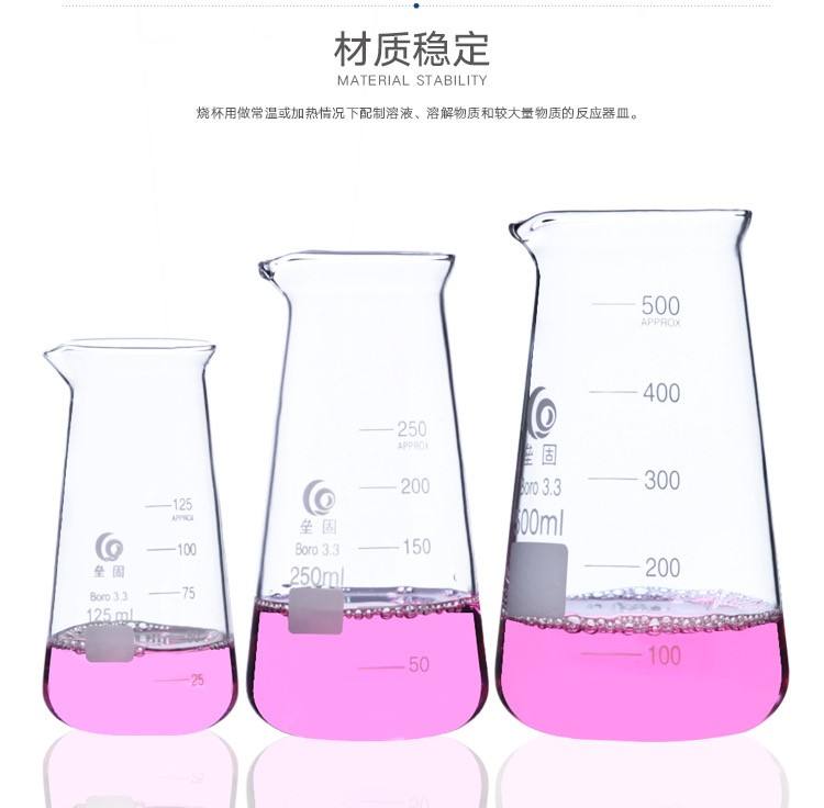 Loikaw China Erlenmeyer Beaker - Conical Borosilicate Glassware