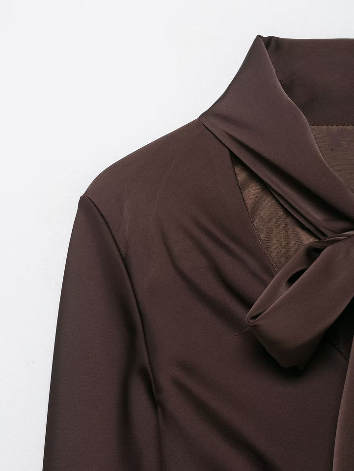 TAOP&ZA 2026 Early Spring New Women's Fashionable and Elegant Silk ...