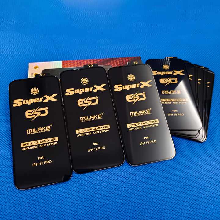 ESD Transparent Super X Screen Tempered Glass for Iphone