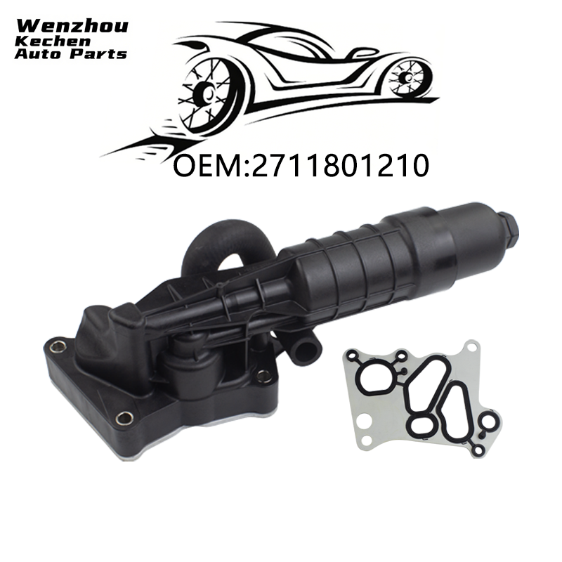 Mercedes-Benz Oil Filter Housing 2711801210 with New Rubber Gasket ...