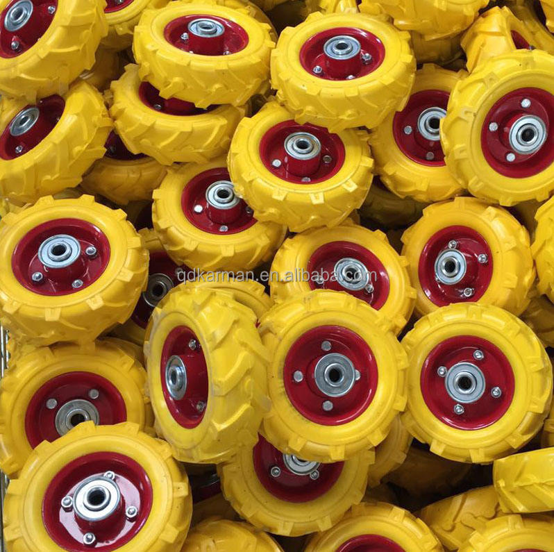 Replacement 6 Inch Wheel 6x2 Inch Wheel with Metal or Plastic Rim PU ...