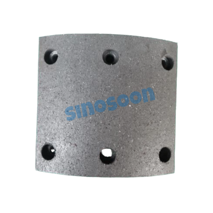 Shacman F3000 Sinotruk HOWO Truck Spare Parts New 16T Rear Brake Lining ...