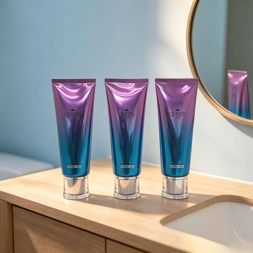 60-150ml Custom Luxury Ombre Aluminum-plastic Tubes Cosmetic Empty ...