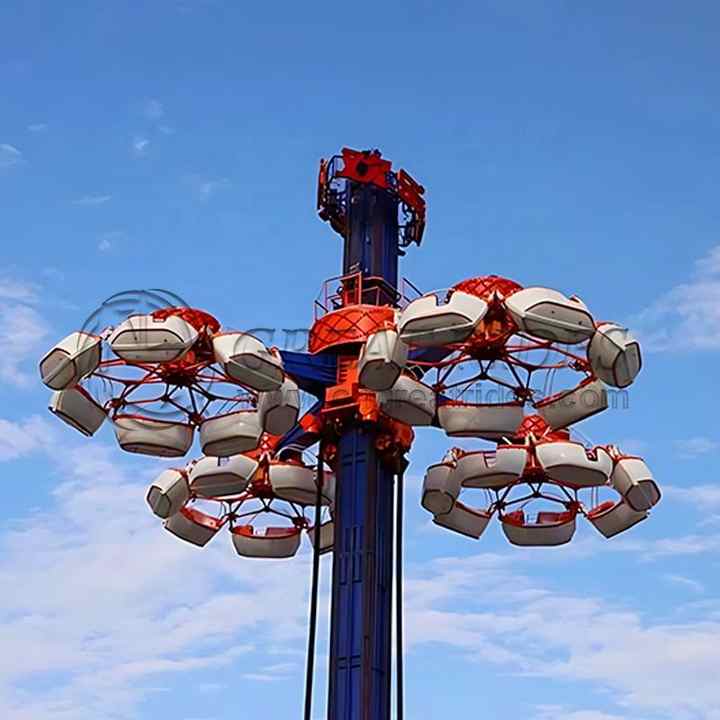 Fairground Attraction Equipment Big Starship Rides 56 Person Rotating ...