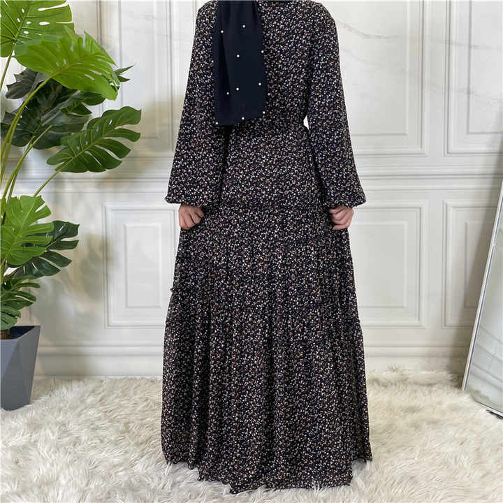 Modest Islamic maxi dresses for women floral muslim dress| Alibaba.com