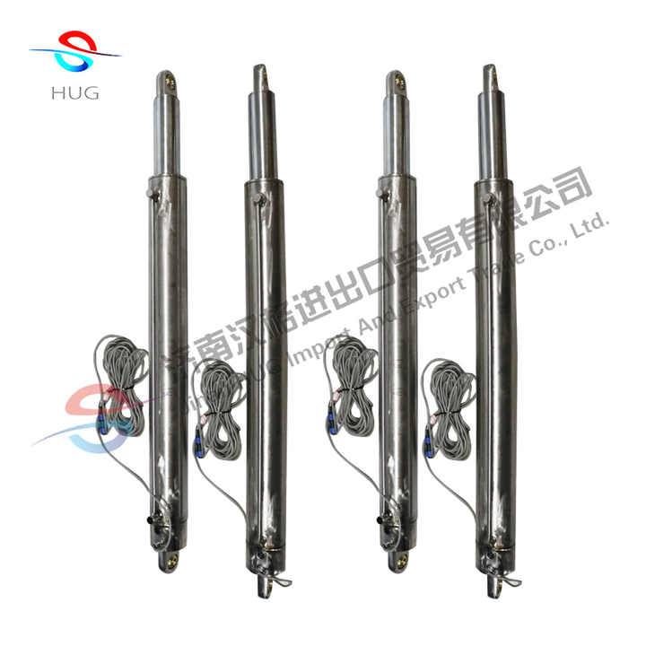 Mobile Floor Swimming Pool - Stainless Steel Hydraulic Cylinders
