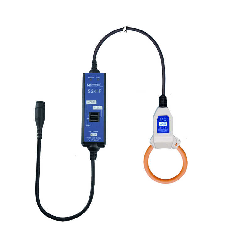 1V AC Output Rogowski Coil Current Probe for Oscilloscope ...