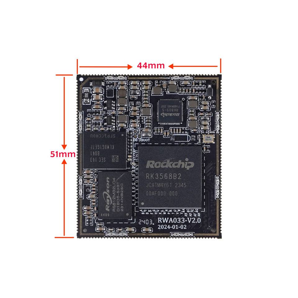 Low Cost Rockchip RK3568 Core Board for Android Development