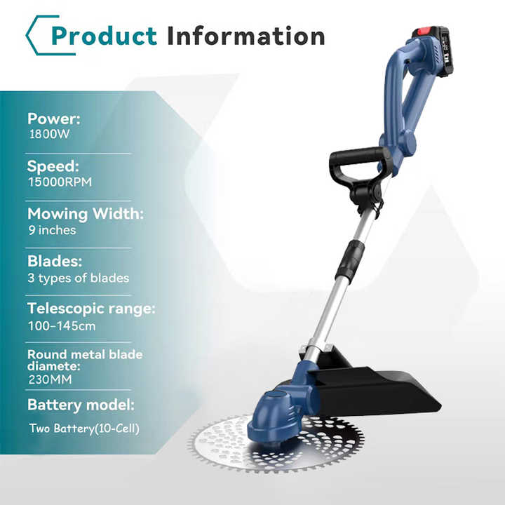 Adjustable Length Cordless Electric Grass Trimmer