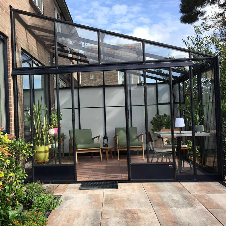 DTOP 8x8 Movable Acrylic Sunroom with Rooftop Deck & Custom Options
