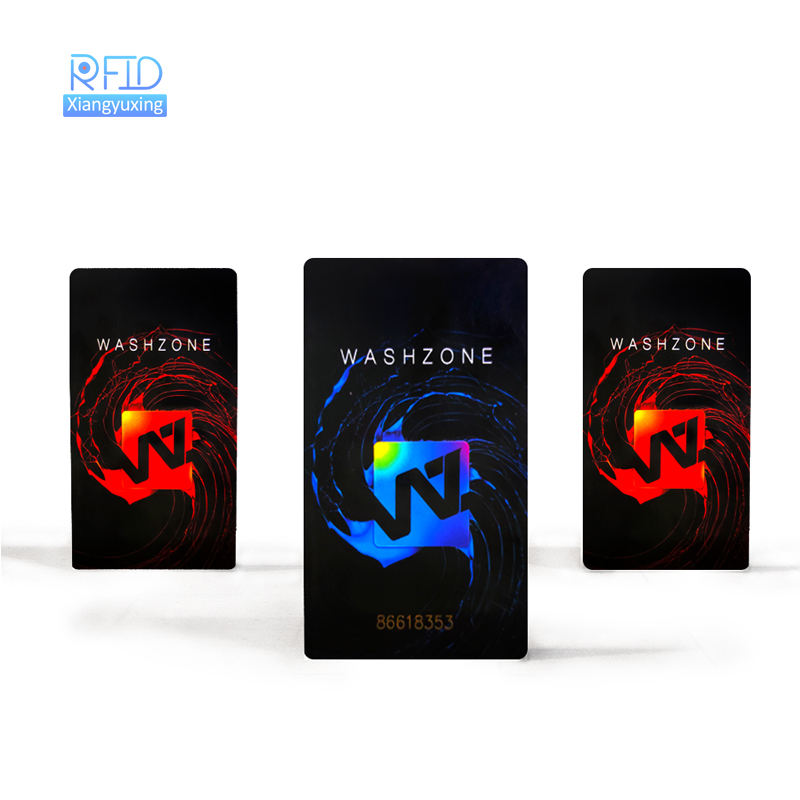 ISO14443A Nfc Card Custom 13.56mhz RFID Passive Black Nfc Plastic Cards ...