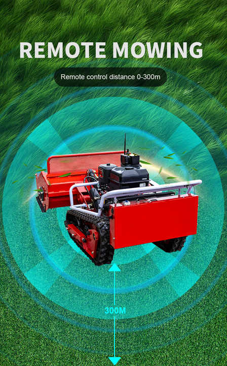 HT800 Lawn Mower Remote Control Cutter Grass Use in Garden